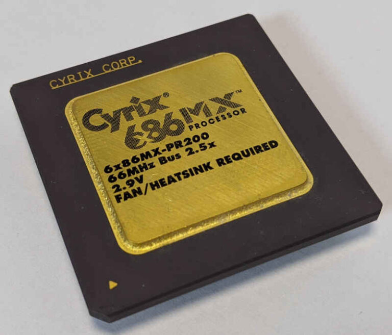 Cyrix 6×86-PR200 Prozessor – tuhlteim-pedia