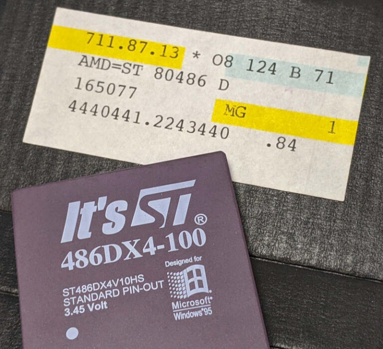 SGS-Thomson It’s ST 486DX4-100 – tuhlteim-pedia