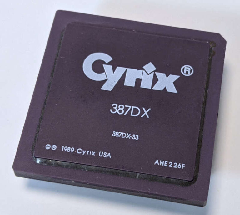 Cyrix 387DX-33 FasMath CX-83D87 Koprozessor AHE226F – tuhlteim-pedia