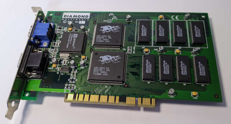 Diamond Monster 3D PCI 3dfx Voodoo1 4MB 3D-Beschleuniger Grafikkarte ...