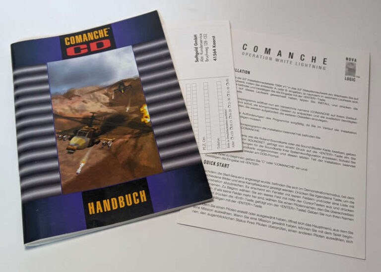 PC-Spiel Comanche CD Helikoptersimulation Operation White Lightning ...