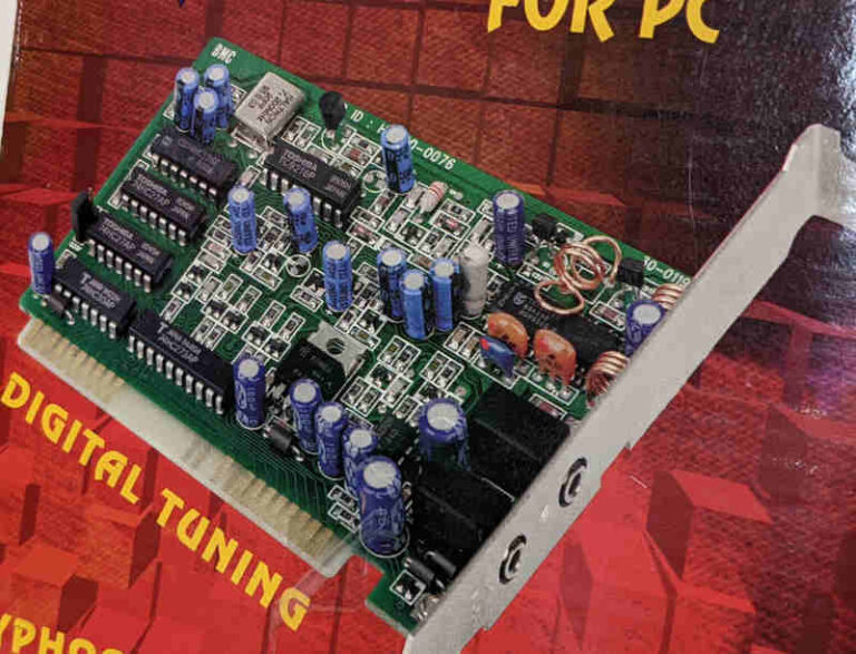 Typhoon Radio Card ISA 8-Bit FM Tune for PC Sound System – tuhlteim-pedia