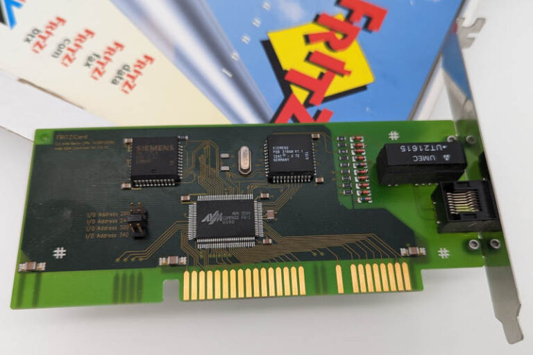 AVM Fritz!Card ISDN Controller ISA-Bus – ISDN-Karte mit Disketten ...