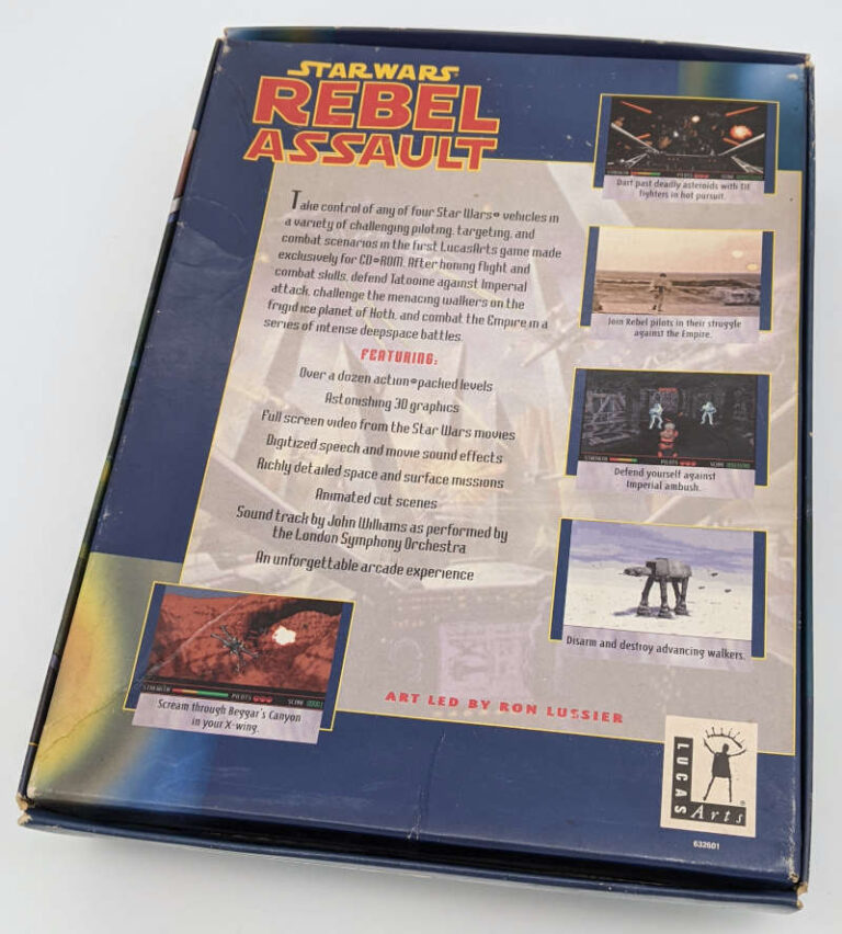 Star Wars – Rebel Assault – Lucas Arts – 1993 – US-Version – CD-ROM ...