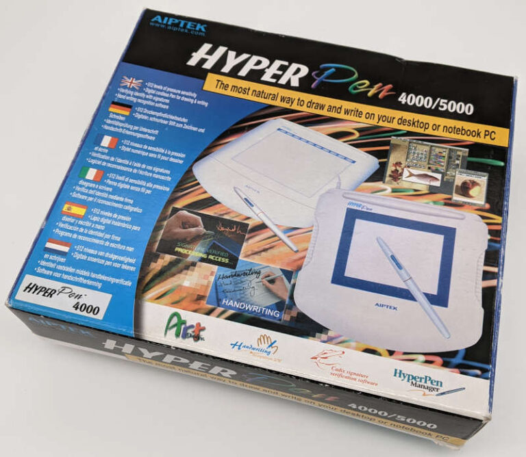 Aiptek Hyper Pen 4000 Grafiktablett – serieller Anschluss – tuhlteim-pedia