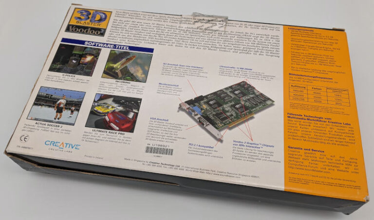 Creative 3D Blaster – Voodoo2 Grafikbeschleuniger – 12MB – CT6670 ...