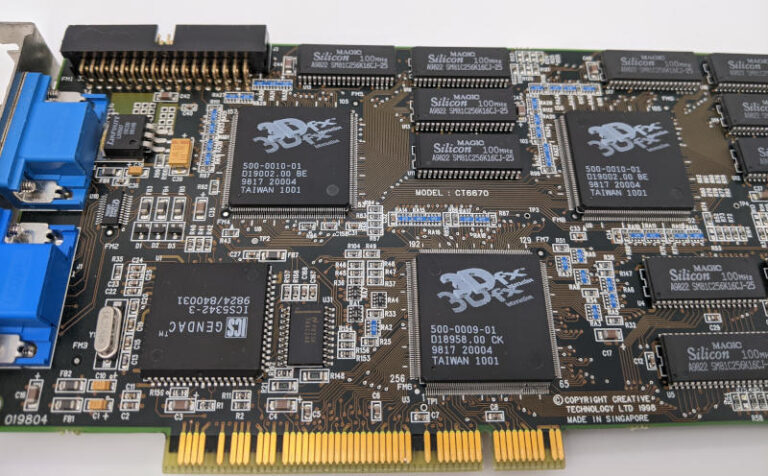 Creative 3D Blaster – Voodoo2 Grafikbeschleuniger – 12MB – CT6670 ...