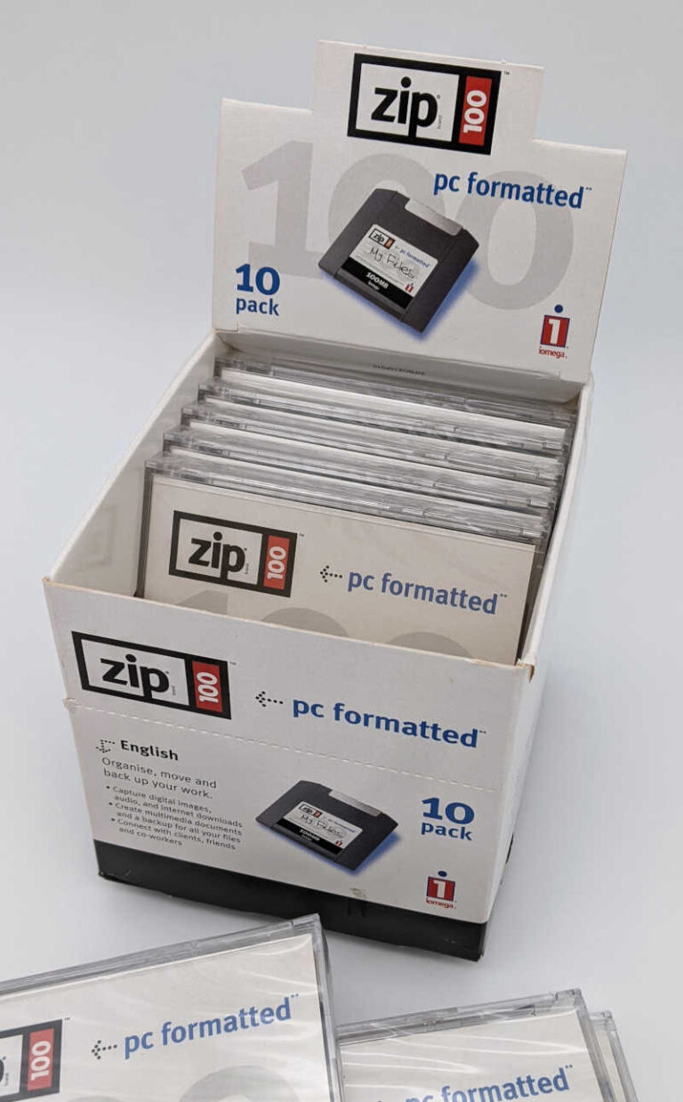 Iomega ZIP-Disketten 100MB – 10er-Pack – original Iomega – tuhlteim-pedia
