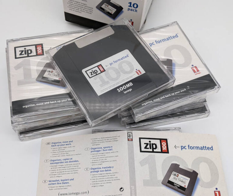 Iomega ZIP-Disketten 100MB – 10er-Pack – original Iomega – tuhlteim-pedia