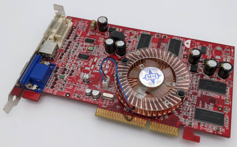 MSI ATI Radeon 9600XT Grafikkarte AGP 128MB DDR – RX9600XT-TD128 – tuhlteim-pedia