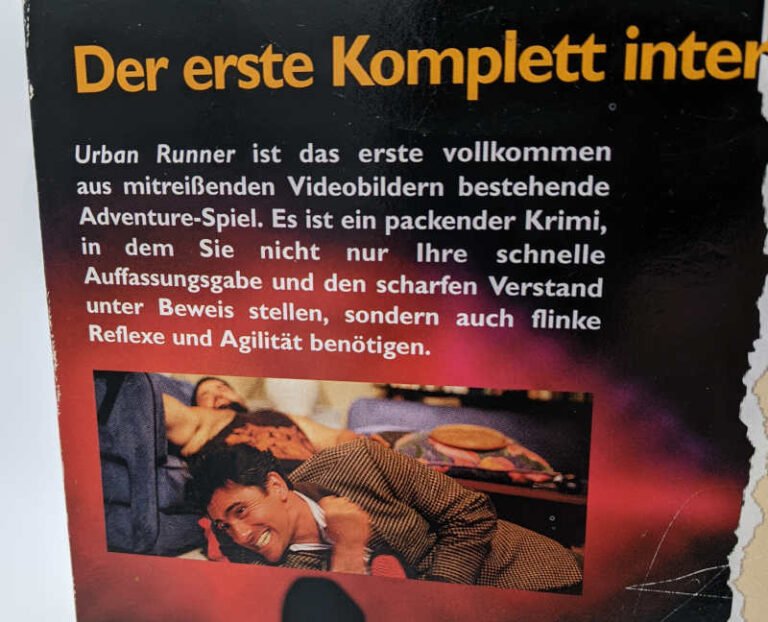 PC-Spiel Sierra Urban Runner – 1996 – tuhlteim-pedia